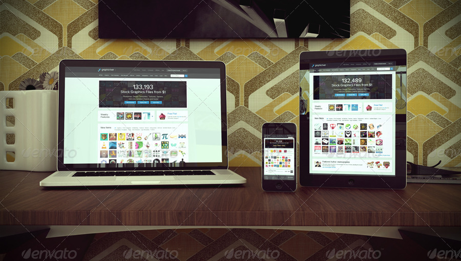 Responsive Device Mockup, Graphics | GraphicRiver